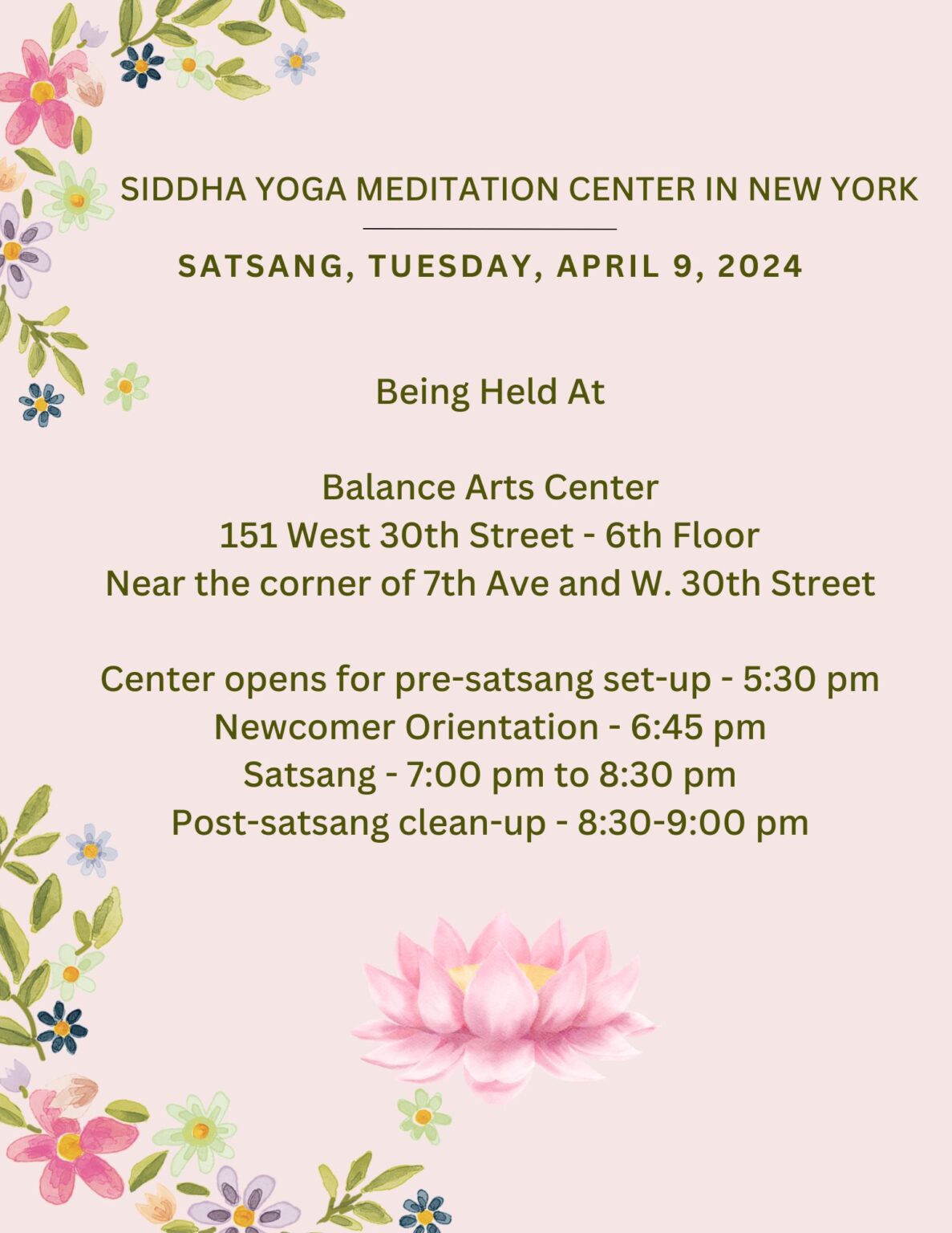 - Siddha Yoga Meditation Center