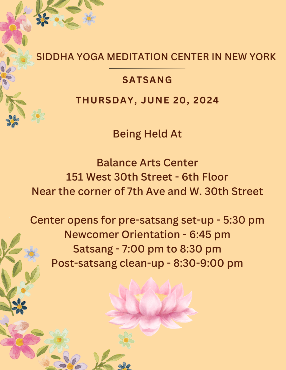 - Siddha Yoga Meditation Center